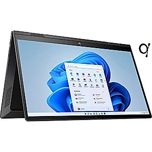 HP 2022 Envy x360 15.6" FHD IPS Touchscreen Premium 2-in-1 Laptop, Gen 4 AMD 6-Cores Ryzen 5 5625U Upto 4.3GHz, 32GB RAM, 512GB PCIe SSD, Backlit Keyboard, Windows 11 Home + HDMI Cable