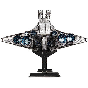 4D Puzzles, Star Wars Deluxe Venator-Class Star Destroyer 3D Model Kit Over 2ft. Wide 288 Pcs | Star Wars Toys | Paper Model Kits for Adults & Teens 12+