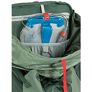 Osprey Aura AG LT 50L Women's Backpacking Backpack, Koseret/Darjeeling Spring Green, WM/L