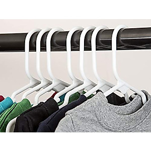 1InTheHome White Nursery Hangers 30 Pack for Baby, Toddler, Kids, Children (30 Pack)