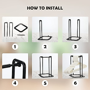 HAKDAY Hanger Storage Rack, Portable Hanger Organizer Rack, Hanger Stacker Hanger Storage Holder Hanger Caddy for Closet Laundry Dry Cleaning Room