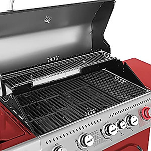 Royal Gourmet GA5403R Premier 5 BBQ Propane Gas Grill with Rotisserie Kit, Sear, Rear Side Burner, Patio Picnic Backyard Cabinet Style Outdoor Party Cooking, Red