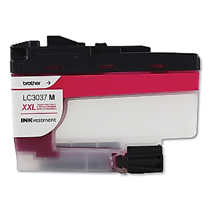 Brother Genuine LC3037M, Single Pack Super High-Yield Magenta INKvestment Tank Ink Cartridge, Page Yield Up to 1,500 Pages, LC3037, Amazon Dash Replenishment Cartridge