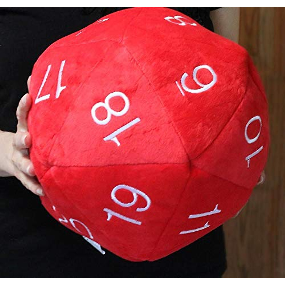 Ultra Pro Jumbo D20 Novelty Dice Plush-Red with White Numbering