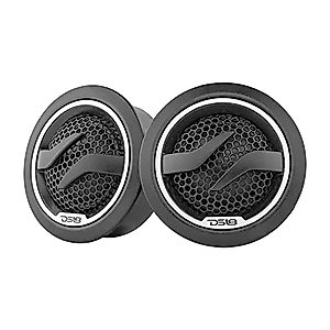 DS18 ZXI-62C 6.5" 2- Way Car Audio Component Speaker System with Kevlar Cone - 240 Watts 4-Ohm - Set of Woofer, Crossover & Tweeter