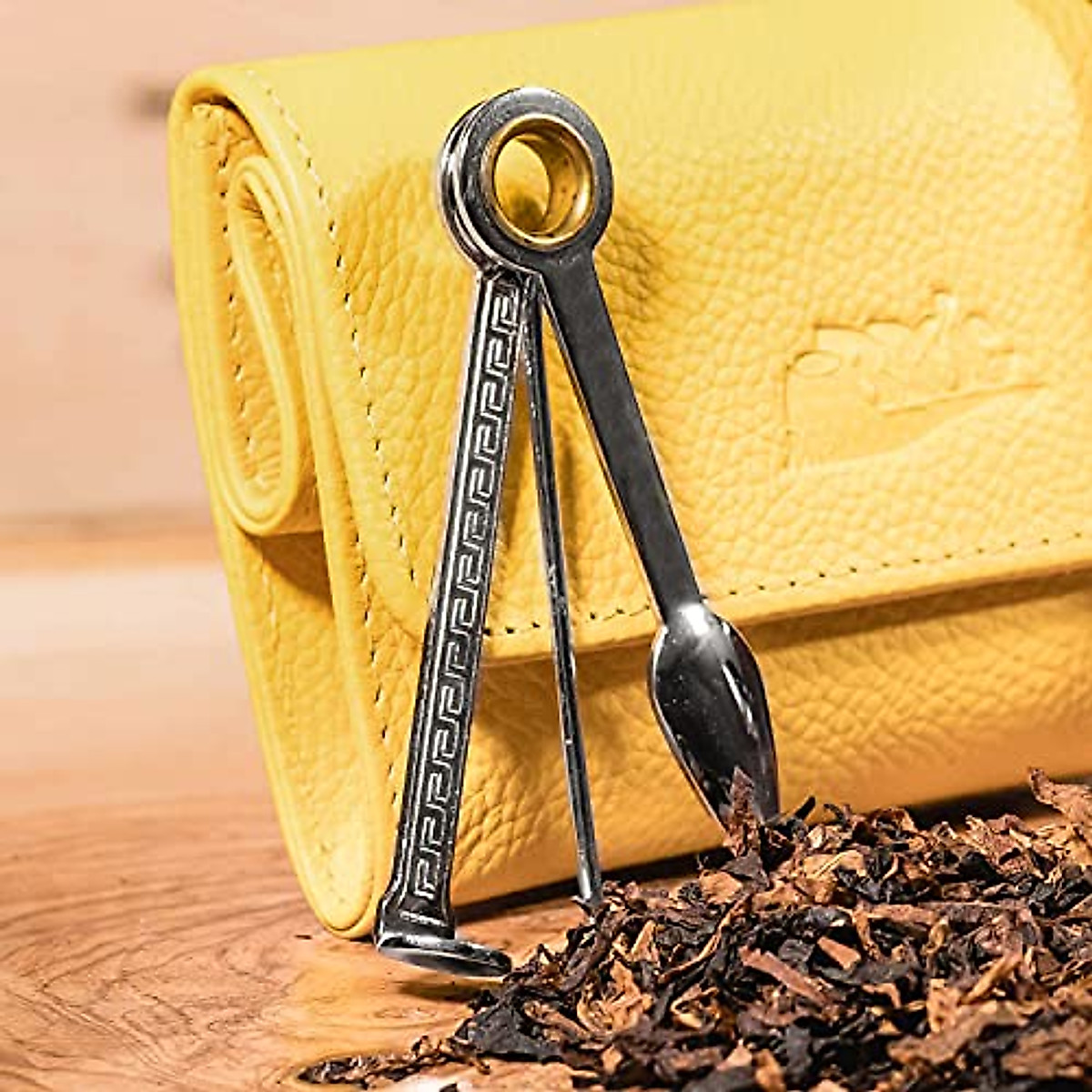 100% Authentic Czech Stainless Steel 3 in 1 Tobacco Pipe Tool Cleaner - Smoking Pipe Reamer Tamper Pokers Tool