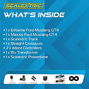 Scalextric C1421M Drift 360 Race Set - Mains Power Slot Car Race Track Sets, 1:32 Scale Set, Electric Racing Toys for Adults or Kids, Racetrack Games, Cars Gifts for Boys or Girls, Age 8+