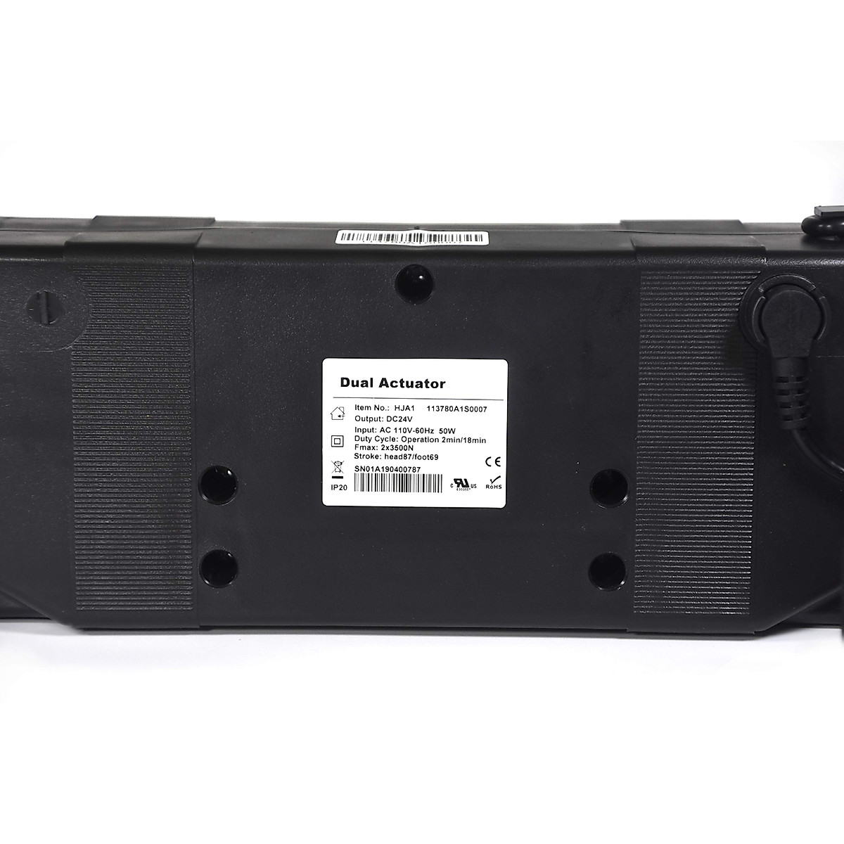 Richmat Actuator Motor for Adjustable Electric Bed Frame and Electric Hospital Bed (HJA1(Wired +Wireless))