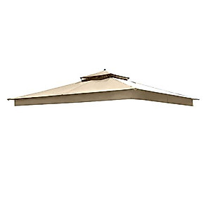 Garden Winds Replacement Canopy for The Allen Roth Finial Gazebo - Standard 350 - Beige
