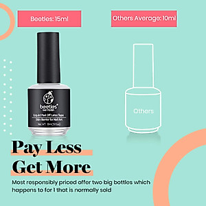beetles Gel Polish Liquid Latex Nail Polish Barrier 15ml*2 Peel off Gel Cuticle Guard for Nails Liquid Latex Barrier Protector White Latex Tape for Nails Liquid Latex Nail Polish Barrier