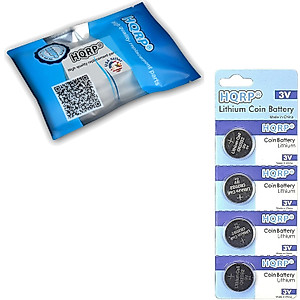 HQRP 4-Pack CR2032 Battery Compatible with Boss TU-10 Clip-On Chromatic Tuner ; DB-12 / DB-30