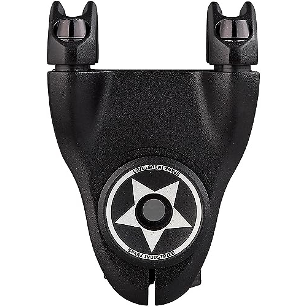Spank Split 35 Enduro Trail Shotpeen Anodized Bicycle Stem, Universal Fit, Cycling Stem, Mountain Bike Stem, Bar Clamp, Shotpeen Anodized Stem, CNC-optimised (35mm, Black)