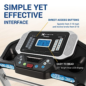 XTERRA Fitness TRX2500 Folding Treadmill