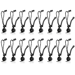 SLOW DOLPHIN Backdrop Background Muslin String Clips Holder Multifunctional for Photo Video Photography Studio 16 Pack, Black