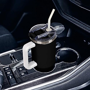 Gardener Skeleton Insulated Tumblers with Handle Stainless Steel Coffee Mug Funny Travel Cup with Lid Straw 40oz