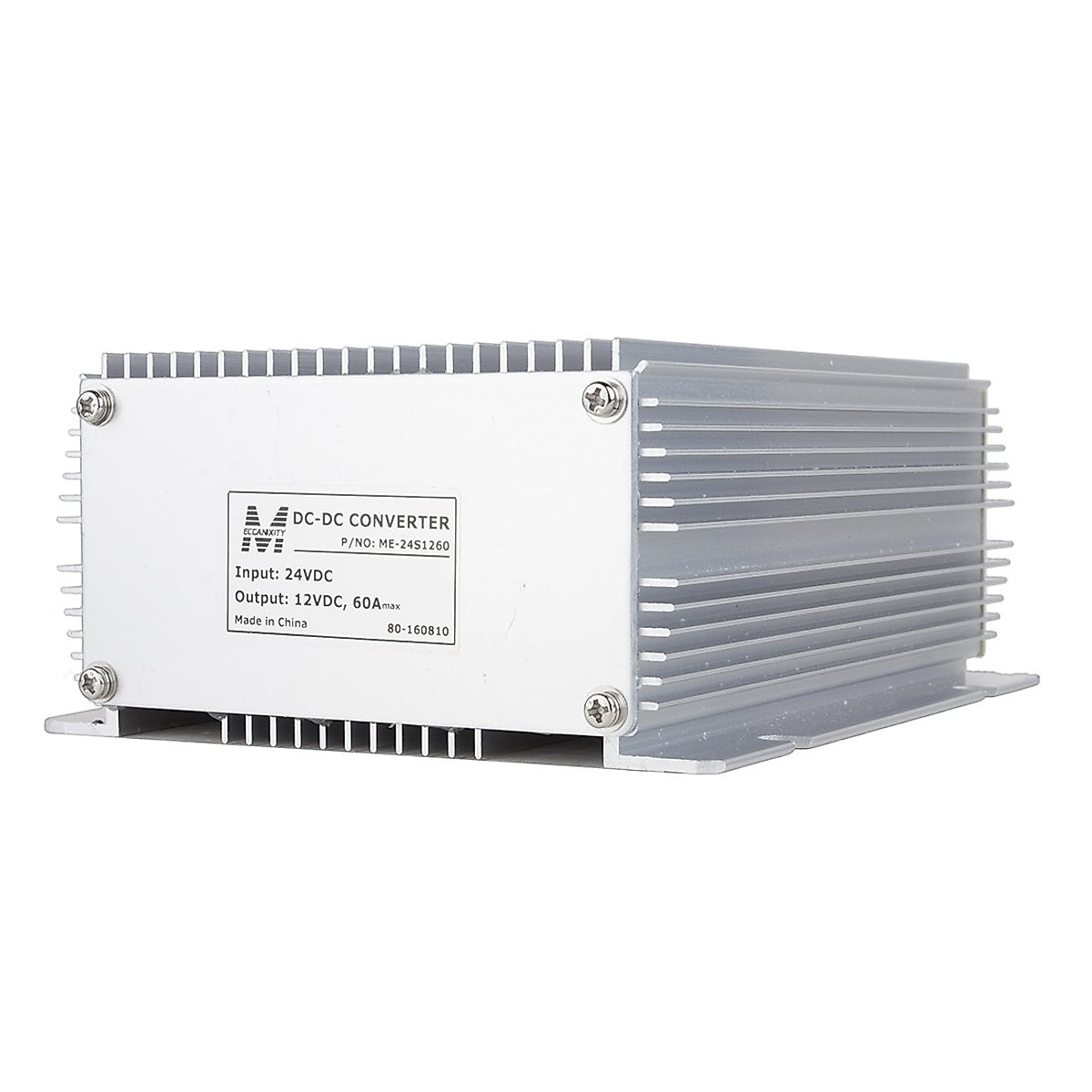 uxcell Voltage Converter Regulator DC 24V to DC 12V 60A 720W Truck Power Transformer