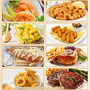 200 Pieces Air Fryer Parchment Paper Liners Accessories for Dual Air Fryer, Disposable Non-stick Rectangle Baking Paper for 8 Quart 6-in-1 Dual Basket Air Fryer