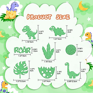 230 Piece Dinosaur Confetti Jungle Theme Baby Shower Decor,Dinosaur Birthday Table Confetti Dinosaur Table Decorations,Cute Dinosaur Confetti Green Confetti, Dinosaur Baby Shower Supplies For Kids