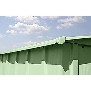 Arrow Classic Steel Storage Shed, 8x6, Sage Green