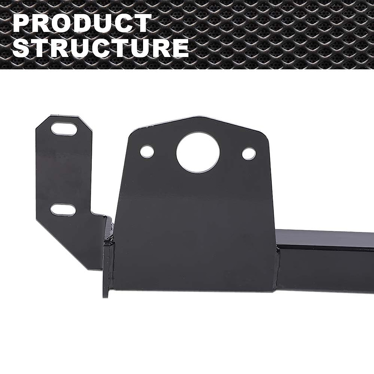 CNNELL Steering Gear Box Stabilizer Bar Brace Compatible with Dodge Ram 1500 2500 3500 4X4 4WD 3.9L / 5.2L / 5.9L / 8.0L 1994-2002(GASOLINE AND DIESEL)1032004