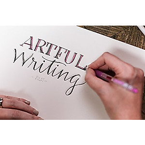 PILOT Enso Artful Writing & Coloring Collection pop'lol Retractable Gel Pen Coloring Set, 20 Smooth Drawing Colors, Fine Point (17075)