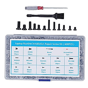 Electronic Repair Screws Flat Head Computer Screw Carbon Steel fine Thread Standard Design for Electronics