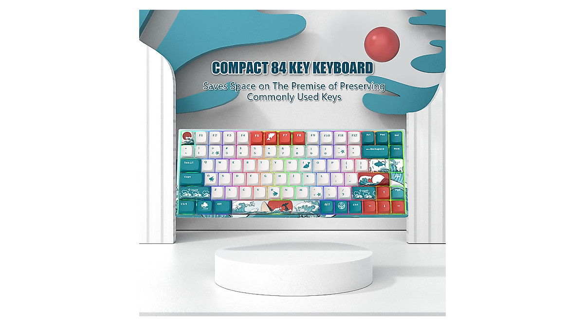 Womier M84 75% Wireless Mechanical Keyboard for Gaming & Office