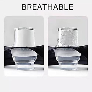 VR Masks Sweat Band for Oculus Quest 2 Accessories, VR Eye Sweat Guard Pad with Adjustable Strap, VR Face Cushions Covers for Virtual Reality Headsets (2PCS) (Black Grey)