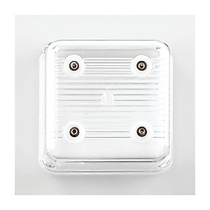 iDesign Plastic Drawer Organizer for Bathroom, Vanity, Kitchen Drawers, The Linus Collection – Set of 2, 3" x 3" x 2", Clear