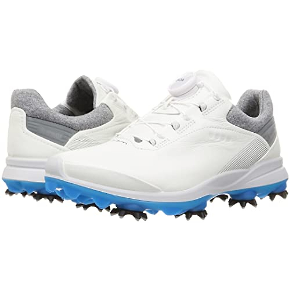 ECCO Women's G 3 BOA Gore-TEX Waterproof Golf Shoe, White, 7-7. 5