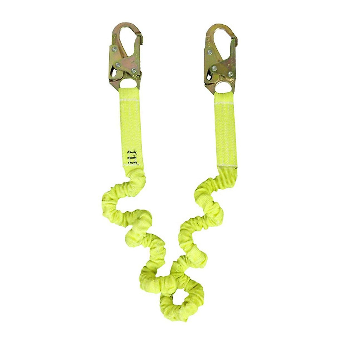 Safewaze FS590 Low Profile Elastic Energy Absorbing Lanyard w/Snap Hooks