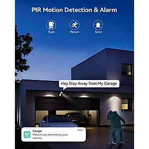 LongPlus Solar Camera, Solar Powered Outdoor Camera Wireless WiFi, No Monthly Fee, AI Detection, WiFi Home Surveillance Camera Outside with Solar Panel, Color Night Vision (Black-Solar-2MP-2Pack)