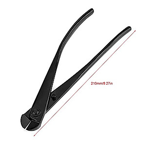 Bonsai Tool 210mm Professional Bonsai Tools Concave Cutter Grade Manganese Steel Alloy Wire Cutters Bonsai Tools Round Cutter