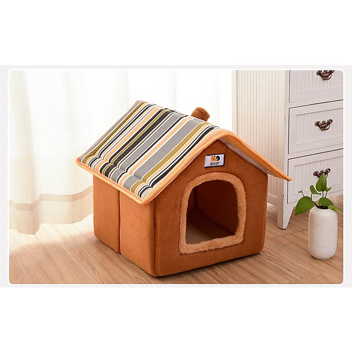 Joostee Comfortable Pet Cat Dog House Removable Dog Cat Bed Pet All Weather Cat Dog House Cat Puppy Shelter