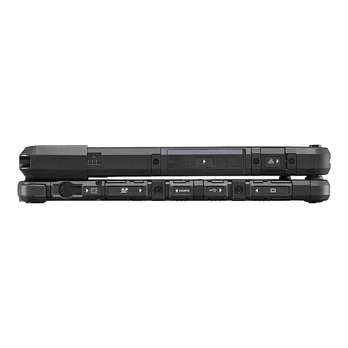 Toughbook Panasonic 33, CF-33, Intel i5-7300U, 12" QHD Touch, 16GB RAM, 256GB SSD, Webcam, 8MP Rear Camera, 2D Barcode Reader, Fingerprint, Dual Pass, Keyboard, Win 10 Pro (Renewed)