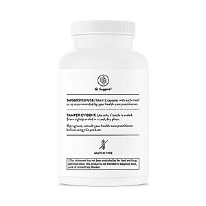 Thorne Bio-Gest - Blend of Digestive Enzymes to Aid Digestion - Gut Health Support with Pepsin, Ox Bile & Pancreatin - 180 Capsules - 90 Servings
