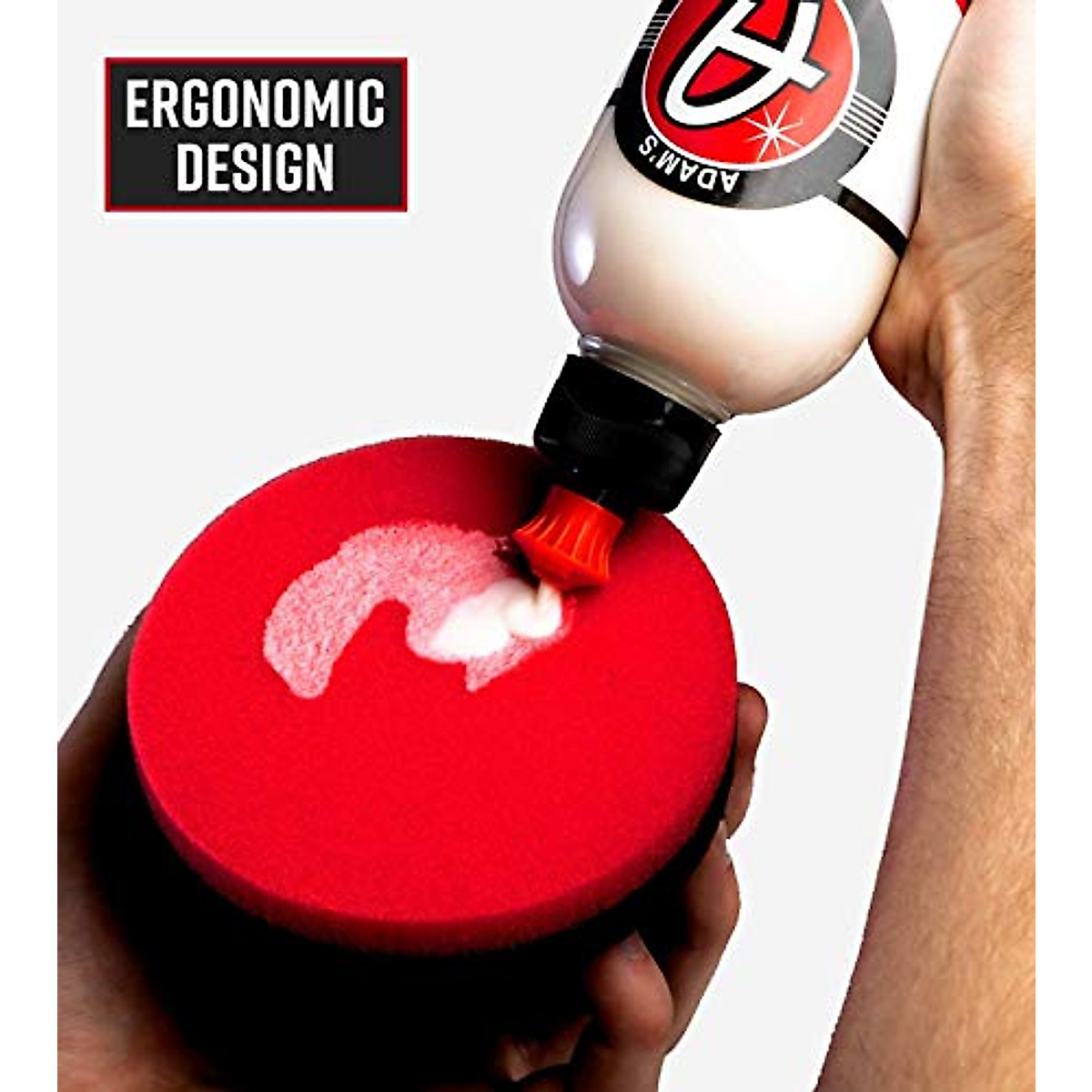 Adam's Red Hex Grip Applicator (for Brilliant Glaze)