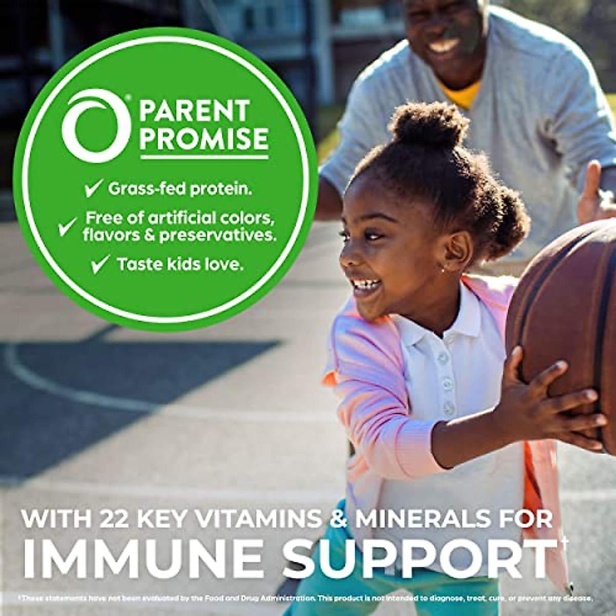 Orgain Kids Protein Powder Shake Mix, Vanilla Bean Ice Cream - 8g Grass-Fed Dairy Protein, 4g Fiber, 22 Vitamins & Minerals, Gluten Free, No Soy Ingredients, Adds Healthy Nutrients to Kids Snacks, 1lb