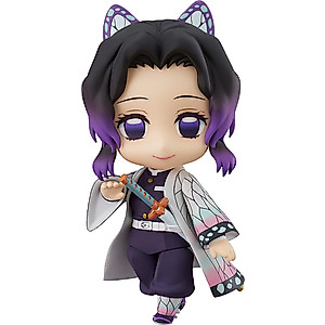 Good Smile Demon Slayer: Kimetsu no Yaiba Shinobu Kocho Nendoroid Action Figure, Multicolor