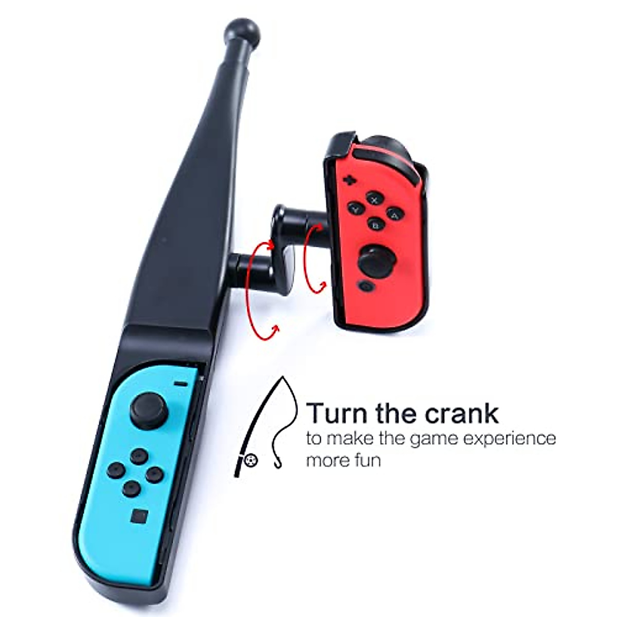 Fishing Rod for Nintendo Switch, Fishing Game Accessories Compatible with Nintendo Switch Legendary Fishing - Nintendo Switch Standard Edition and Bass Pro Shops: The Strike Championship Edition