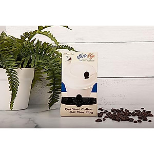 StixToGo Black Circle Beverage Plug for Disposable Lids, Package of 400