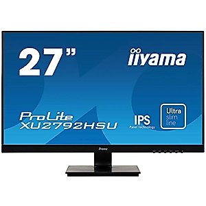 iiyama Prolite XU2792HSU-B1 LED Display 68.6 cm (27") 1920 x, W126103723 (Display 68.6 cm (27) 1920 x 1080 Pixels Full HD LCD Black Prolite XU2792HSU-B1, 68.6 cm (27), 1920 x 1080)