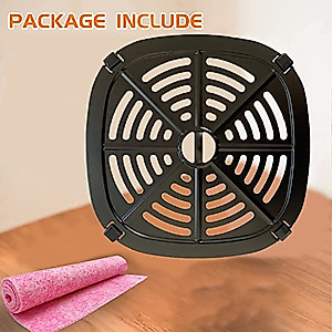 Air Fryer Grill Crisper Plate Tray for Dash 2.6QT Air Fryers, Upgraded Air Fryer Grill Pan Insert, Air Fryer Grate, Air Fryer Rack Grid for Dash 2.6 Quart Air fryer, Nonstick, Dishwasher Safe