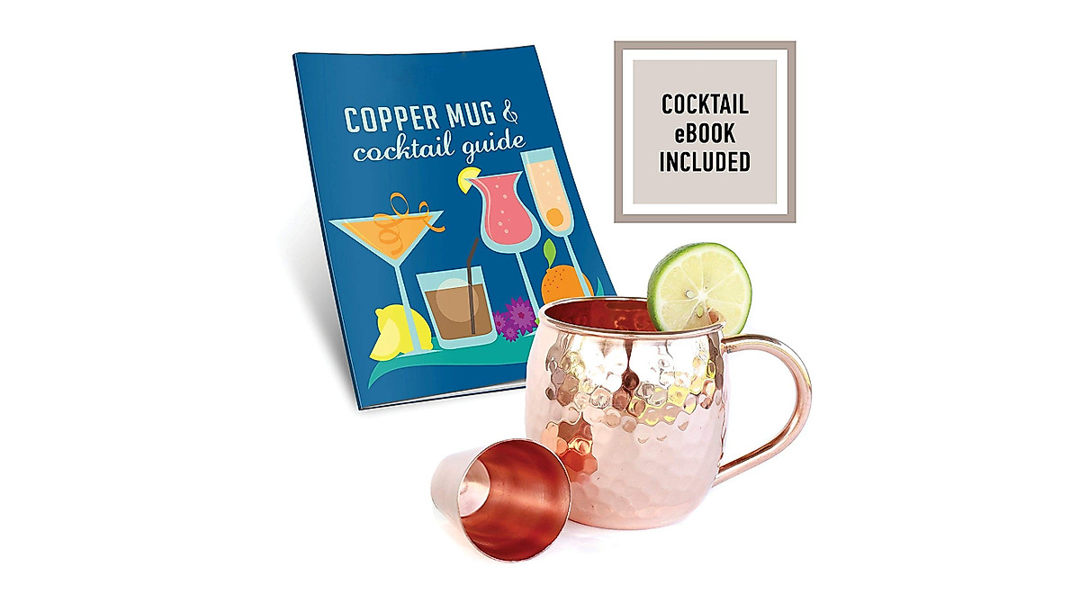 Willow & Everett Moscow Mule Copper Mugs Set - 4 Pack