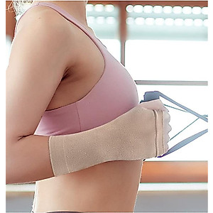 Wrist Thumb Support Compression Gloves (1 Pair), Breathable Wrist Brace Compression Sleeves with Soft Gel Pads for Tendonitis, Arthritis, Carpal Tunnel Splint for Relieve Hand Wrist Thumb Joint Pain