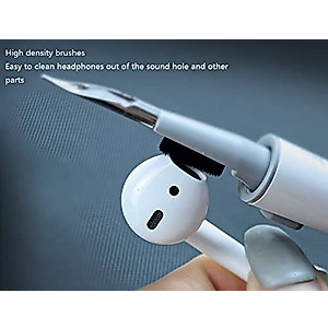 Airpods Cleaner Kit Soft Brush for Bluetooth Earbud Cleaning Airpod Pro Portable 3 in 1 Headphone Cleaning Pen Tools Earphone Cleaning Brush Tool for Earphone,Camera and Mobile Phone