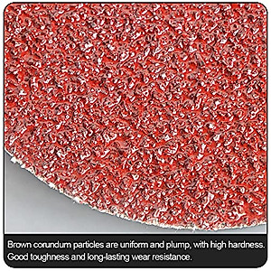 Grit40 50Pcs 3" inch Sanding Disc Roll Lock R-Type Sandpaper Quick Change Disc Grinding Pad Abrasive Disc