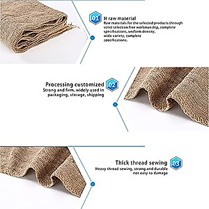 Couches Covers Thick Woven Packaging White Plastic Protection Bag Flooding Film Sandbag Patio Lawn & Garden Hose Heater Wrap (Brown, One Size)