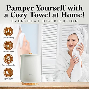 Bartnelli Luxury Premium Towel Warmer, Extra Large Size, Bucket Style - BTW-660 for Bath & Spa Towels, Baby Blankets, Bathrobes