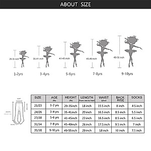 Petrass Girls Tights Toddler Cable Knit Cotton Footed Seamless Dance Ballet Baby Girls' Leggings 3 Pack Black/Ivory/Grey 9-10Y